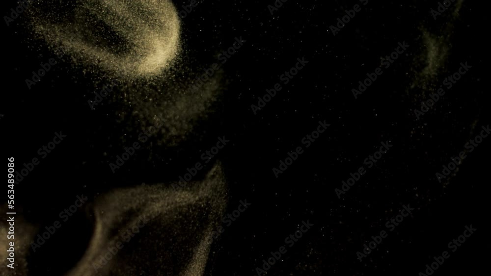 Particles Moving Background flying wave line with flash lights.Particle ...