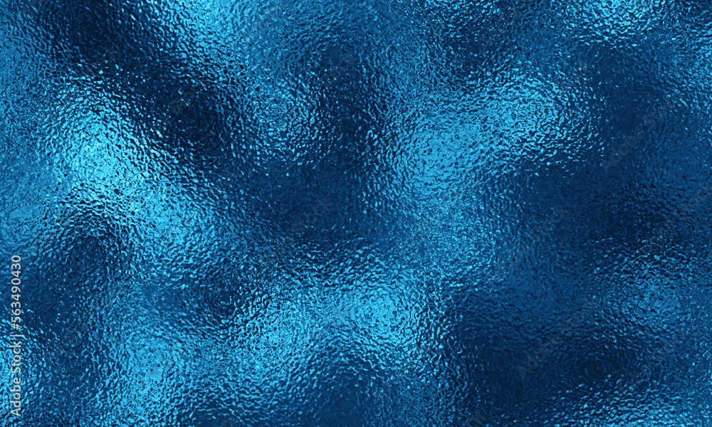 Frosted glass foil frost blue metalic abstract surface texture Stock ...