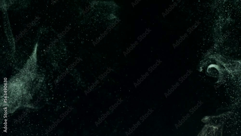 Particles Moving Background flying wave line with flash lights.Particle ...