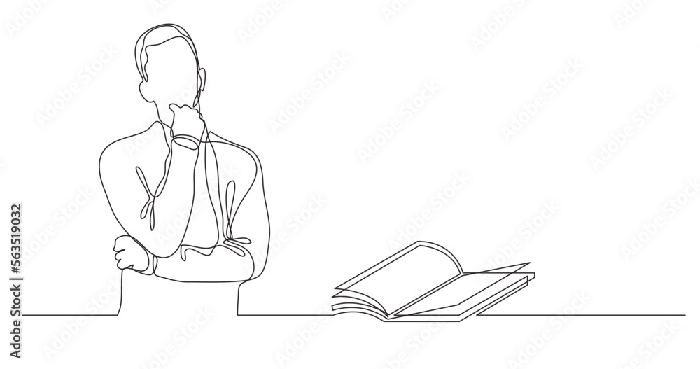 continuous line drawing vector illustration with FULLY EDITABLE STROKE ...