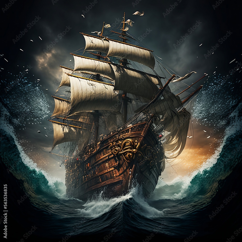 Fantasy Pirate Ship