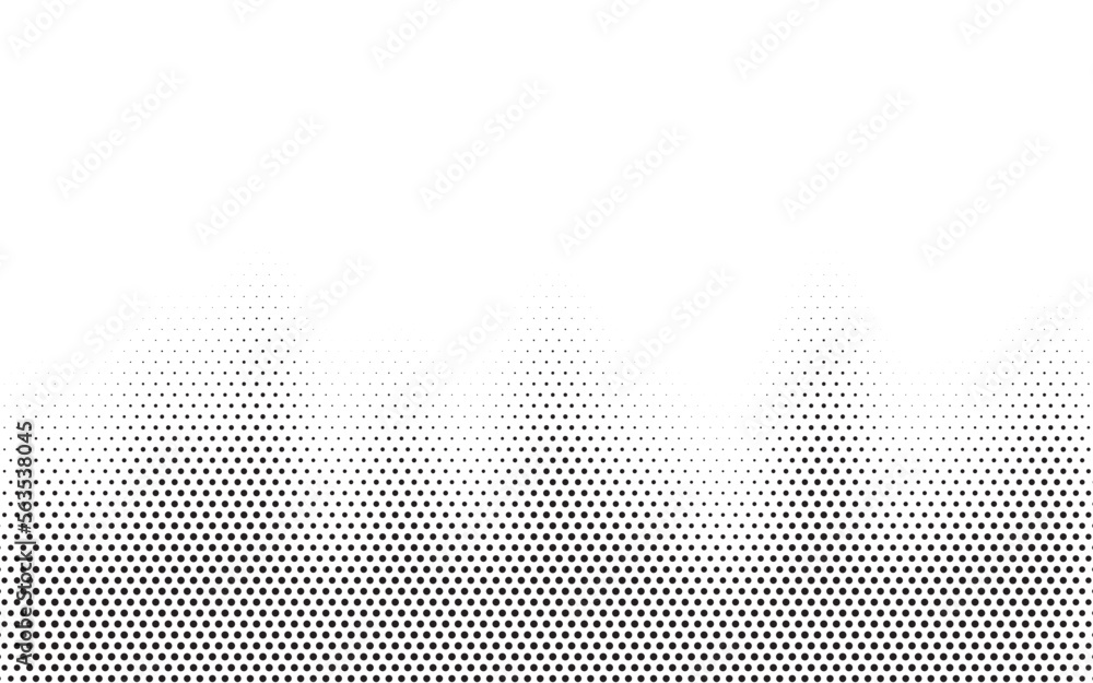 Monochrome Dots Background. Fade Texture. Vintage Pop-art Backdrop ...