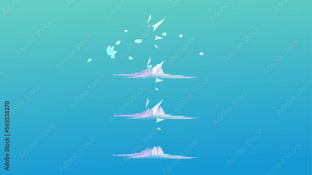 abstract blue burst background and 2d animation, effect Stock Video ...