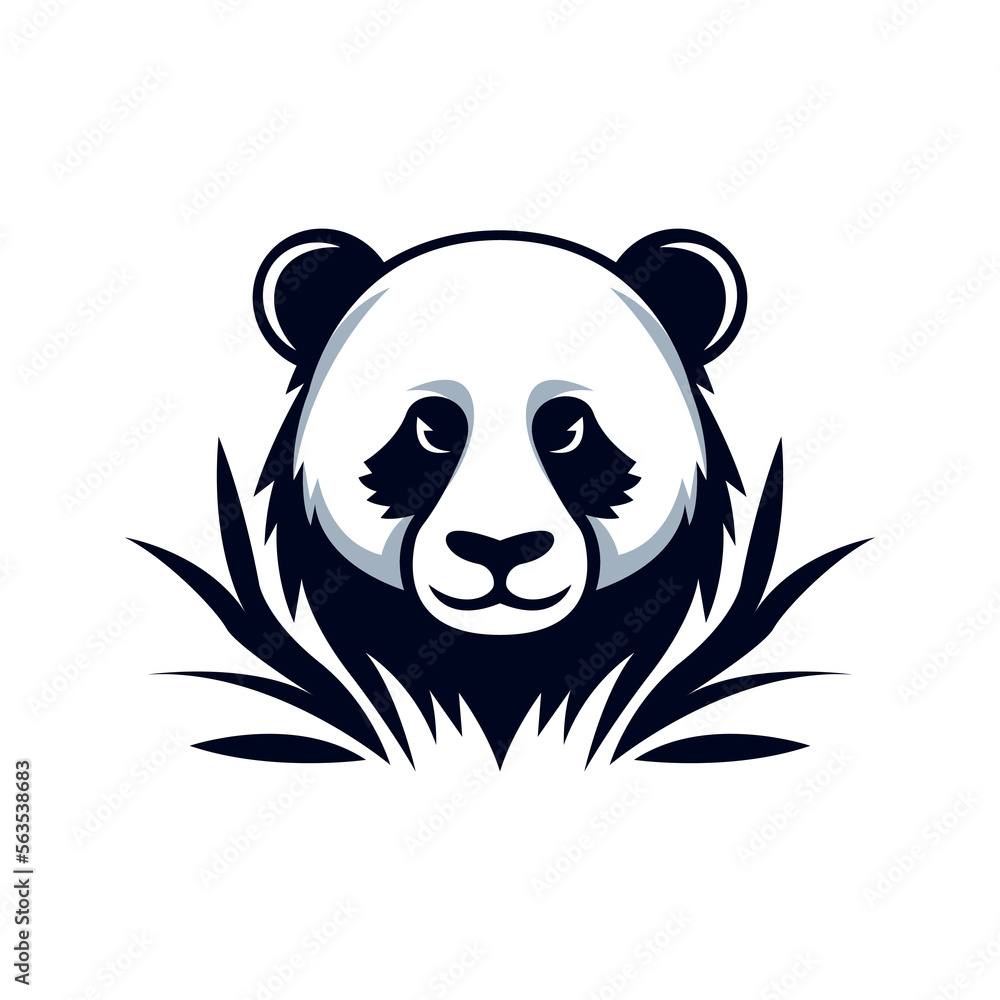 Vecteur Stock Panda Mascot Logo Concept Vector Illustration Cartoon ...