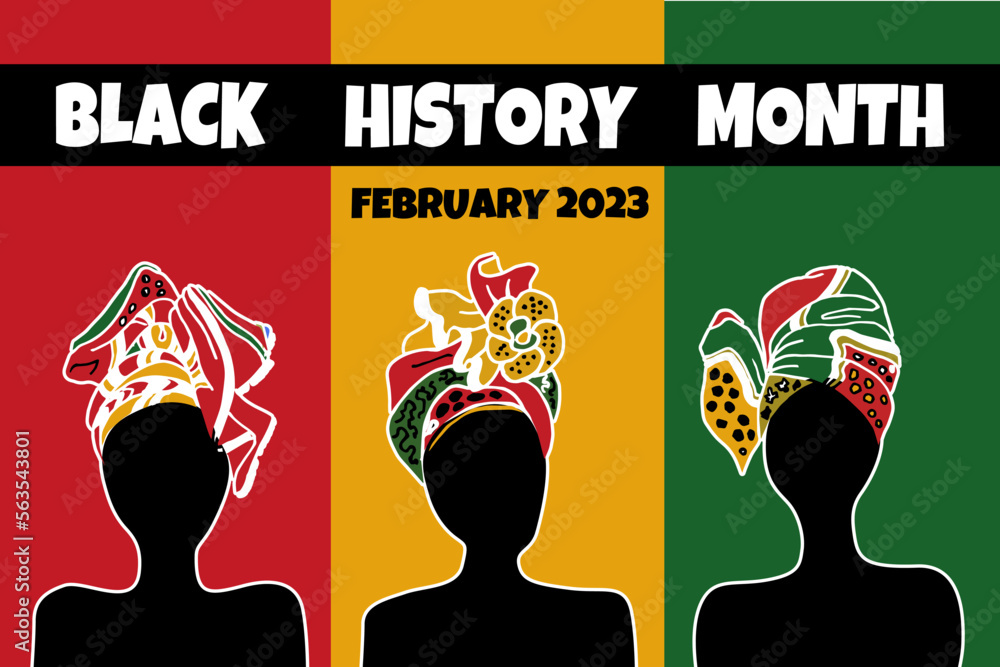 Vetor de Celebrating Black History Month 2023 .Celebrated annually in ...