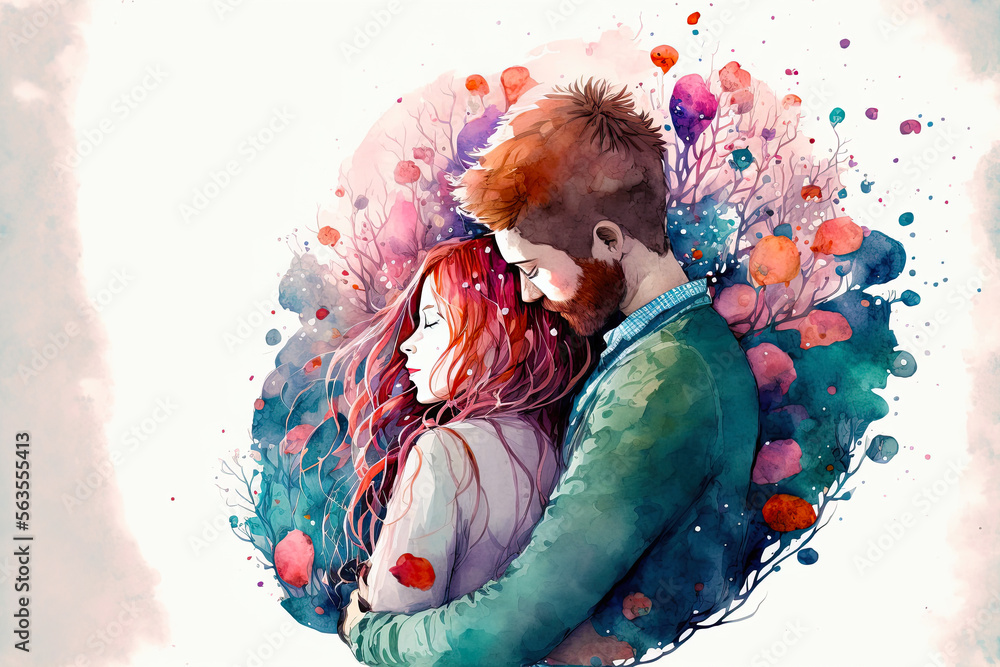 Love Hug Painting