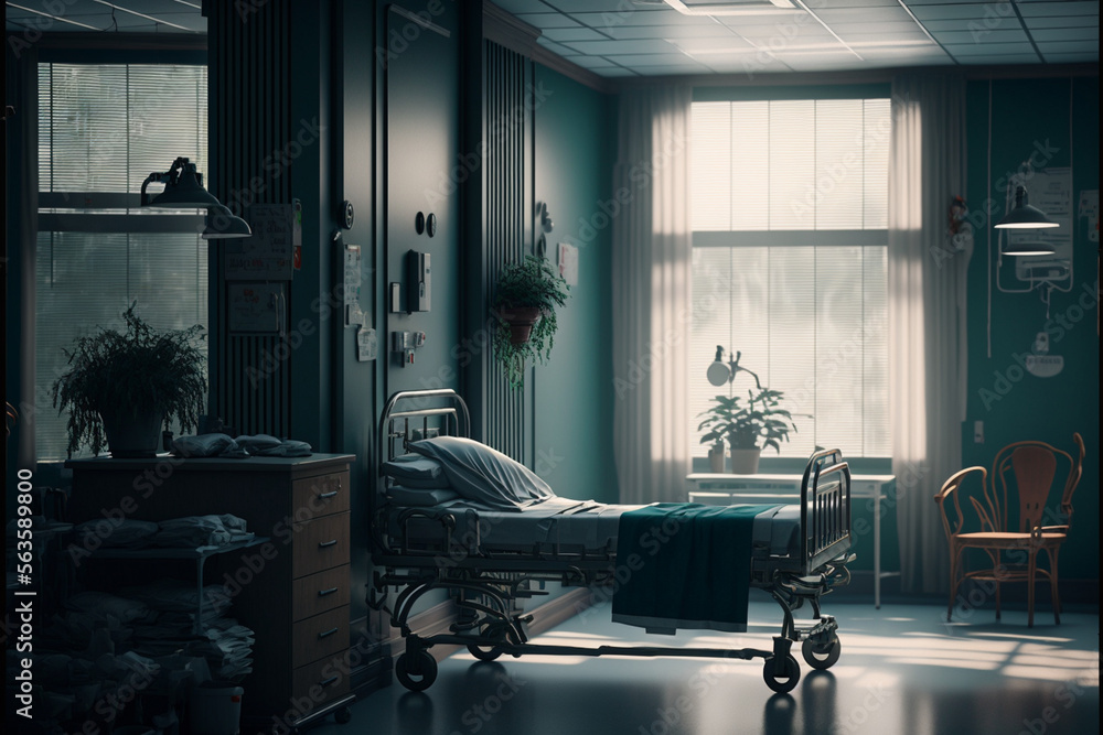 Hospital background AI generated Stock Illustration | Adobe Stock