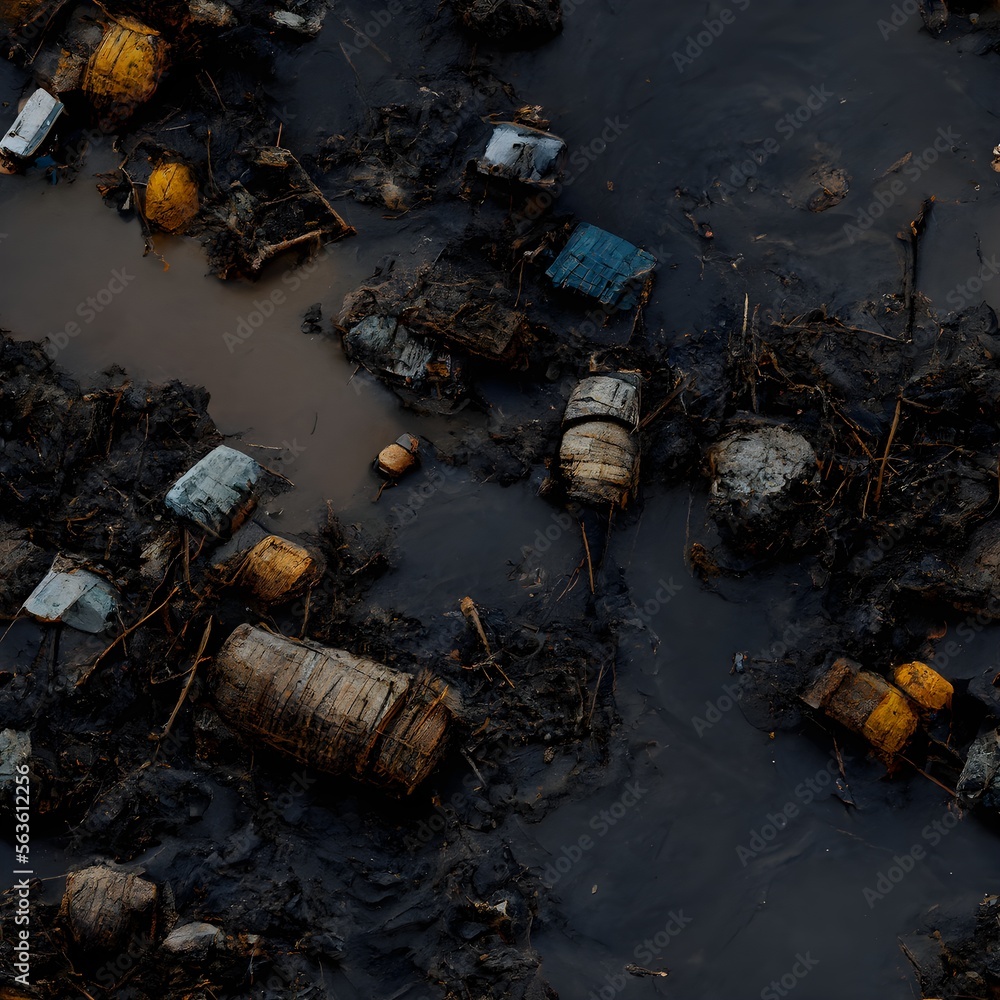dirty muddy water village texture topdown view reallife high quality ...