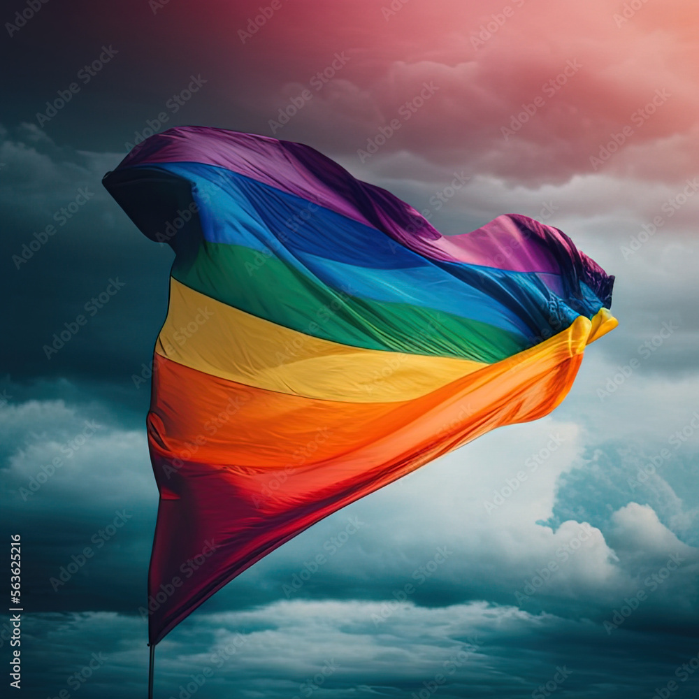 The Rainbow Flag: A Symbol of Unity and Empowerment by AI technology ...