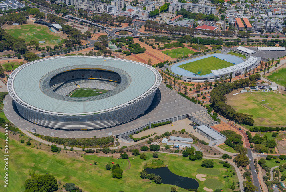 Cape Town, South Africa, January 06, 2023: Cape Town Stadium Football ...
