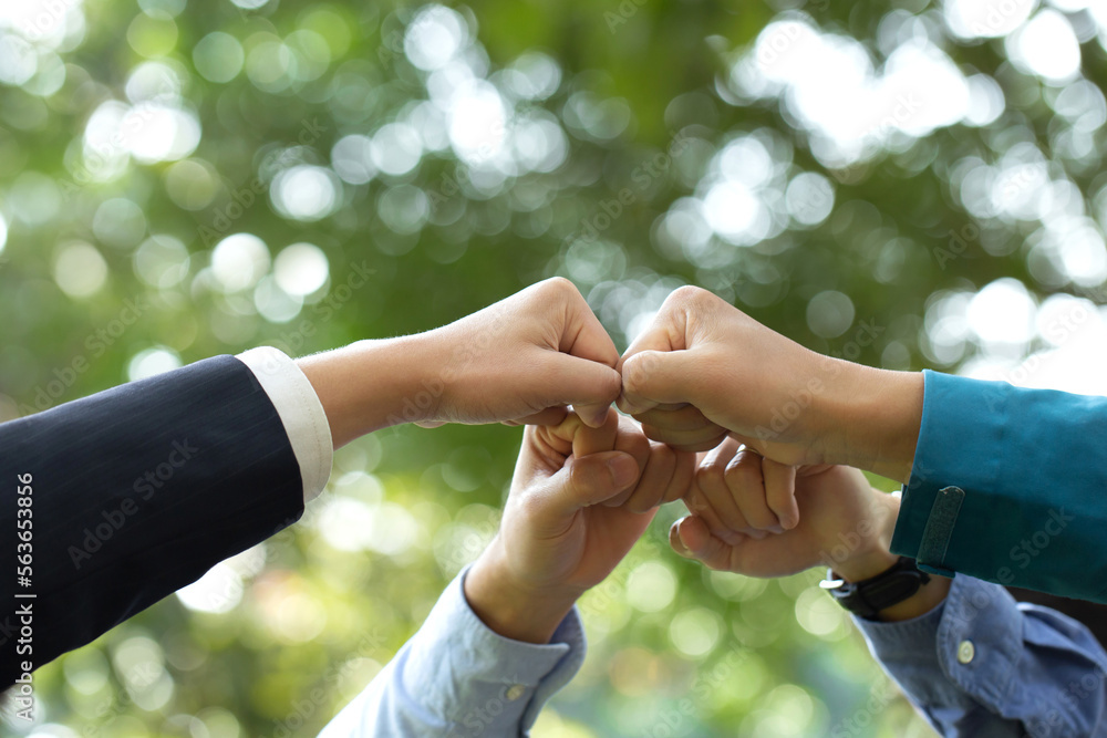 World environment day. Global community teamwork, CSR, and ESG ...