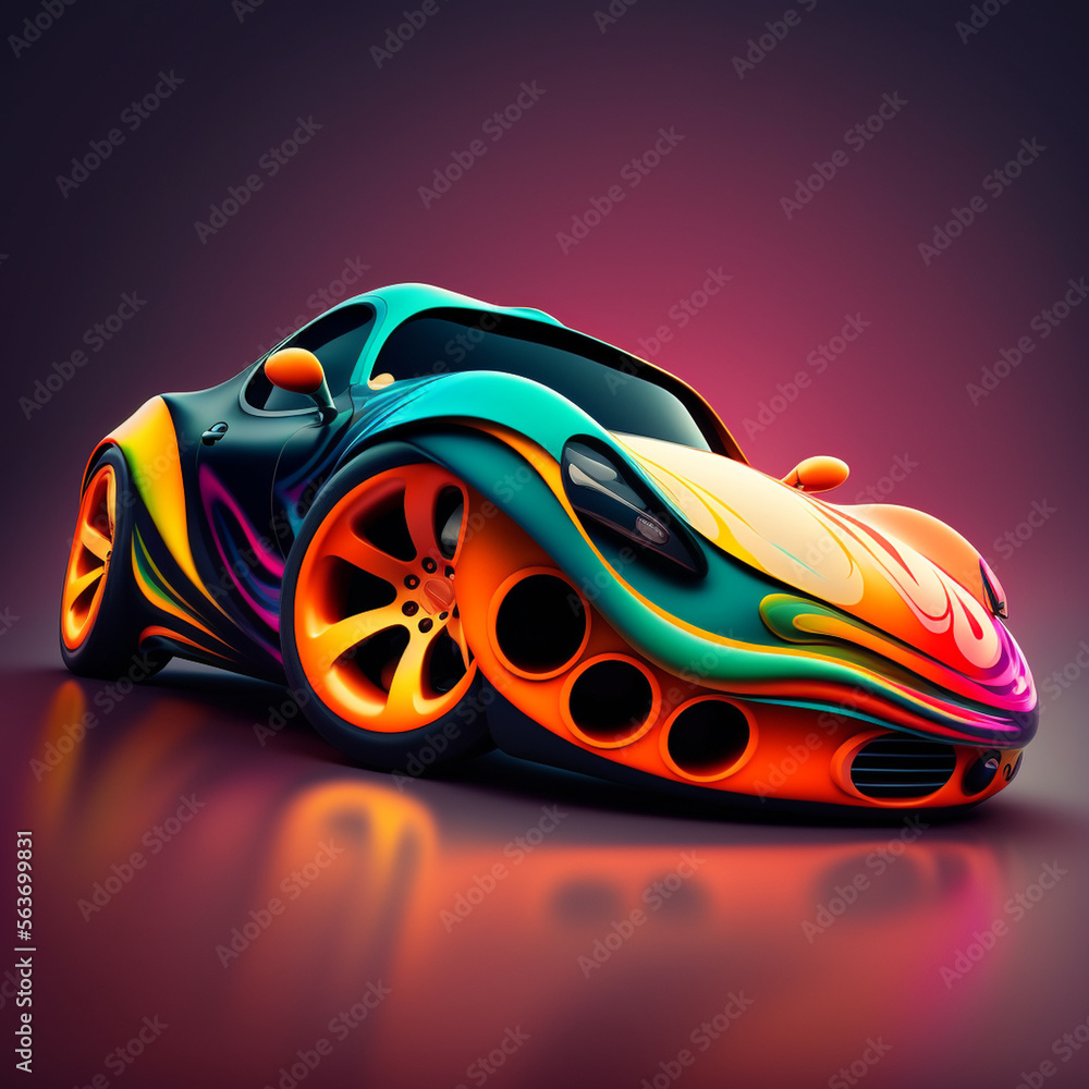 Hyper Realistic Stylized Cool Car Super Resolution with Cinematic Color ...