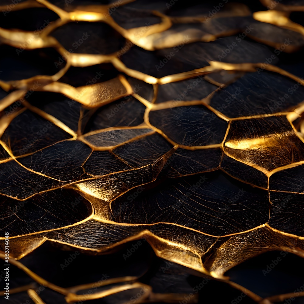 solid gold strips pattern Sinuous Prismatoid parametric pattern ...