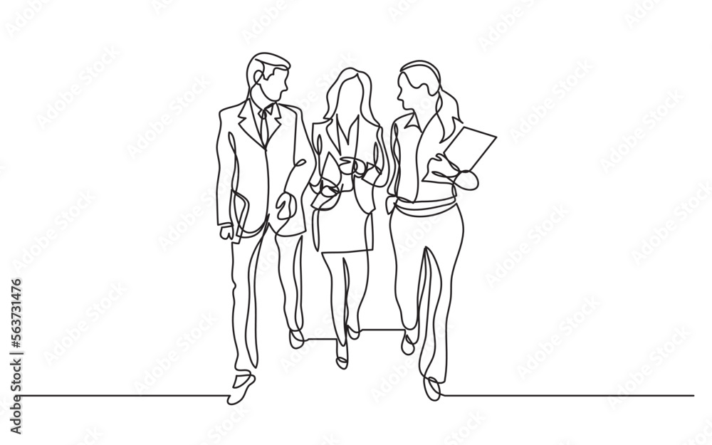 continuous line drawing vector illustration with FULLY EDITABLE STROKE ...