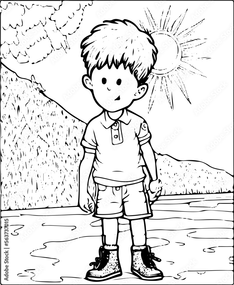 children, coloring, page, easter, earth, climate, change, flowers ...