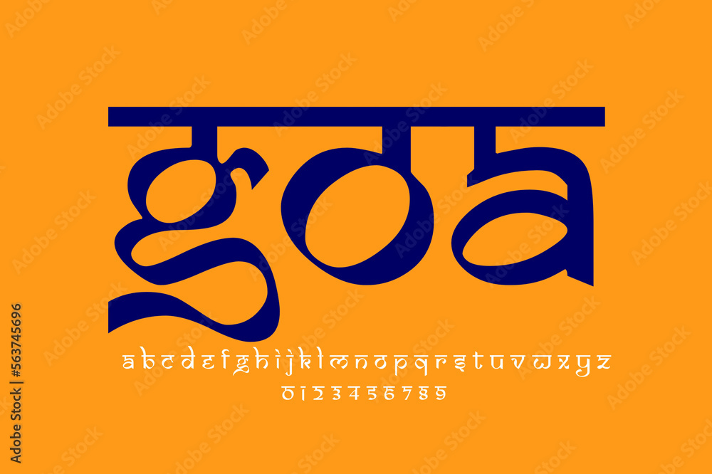 Indian Inspired Font