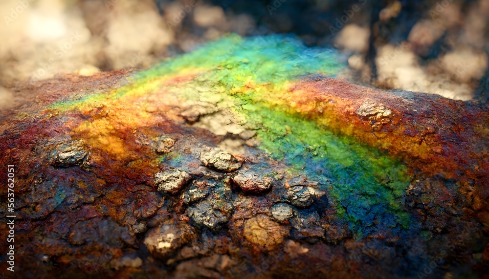 rainbow rust 8K Photorealistic texture Unreal Engine 5 Detailed ...