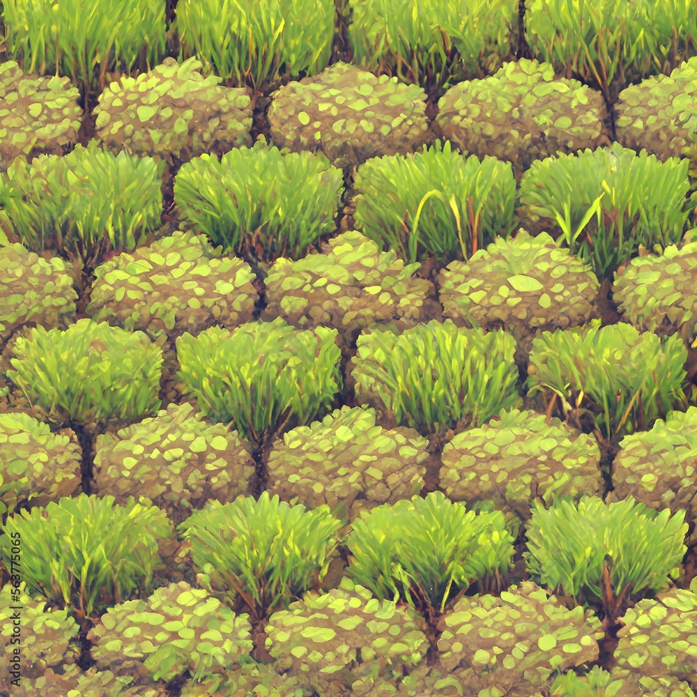 infinitely repeating cartoon grass texture 2d rpg tileset Stock ...