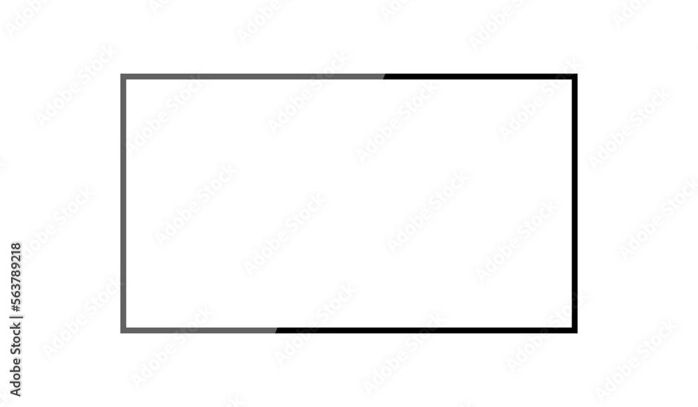 computer screen for running ads, white computer screen, Realistic ...