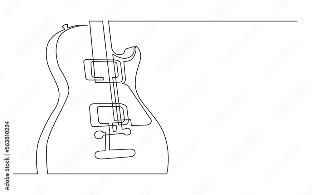 continuous line drawing vector illustration with FULLY EDITABLE STROKE ...
