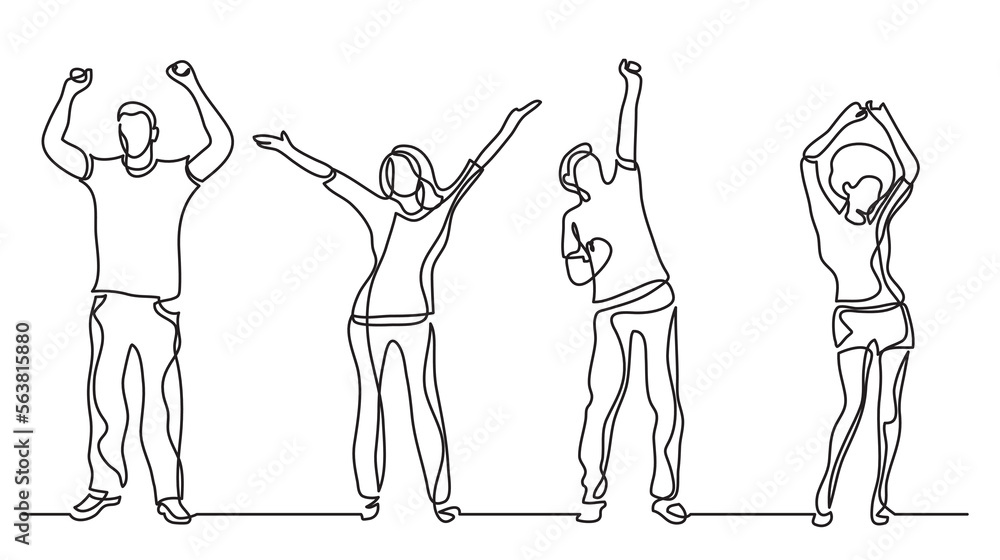 continuous line drawing vector illustration with FULLY EDITABLE STROKE ...