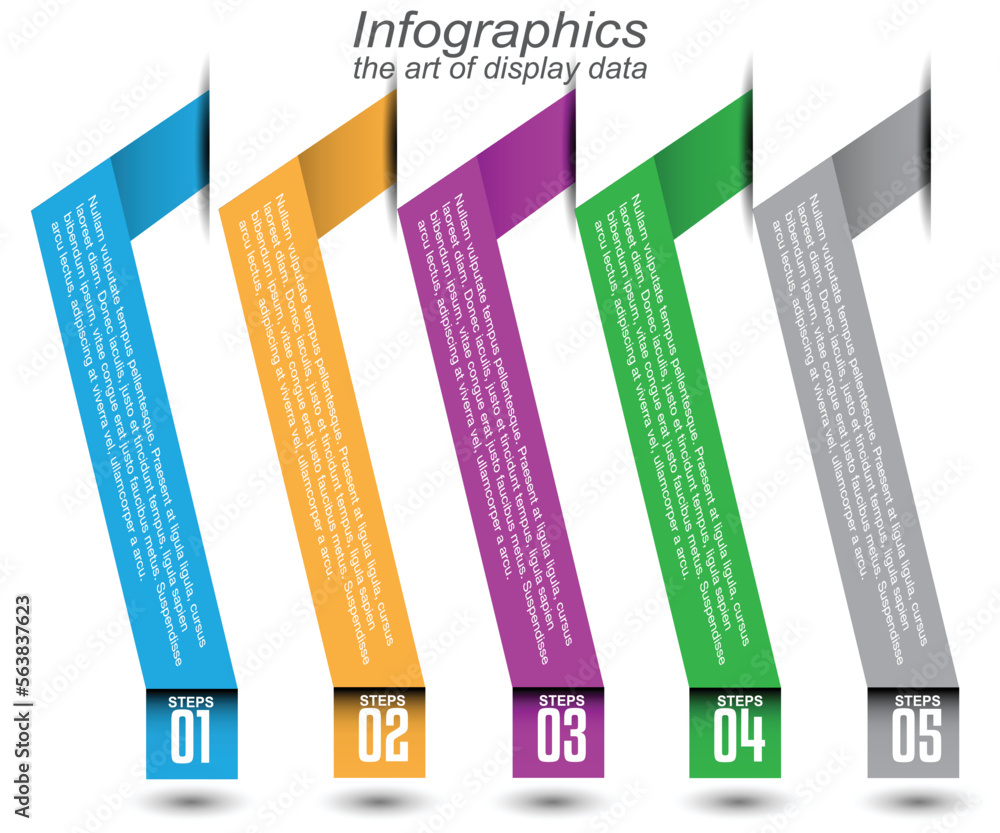 Infographic template for modern data visualization and ranking and ...
