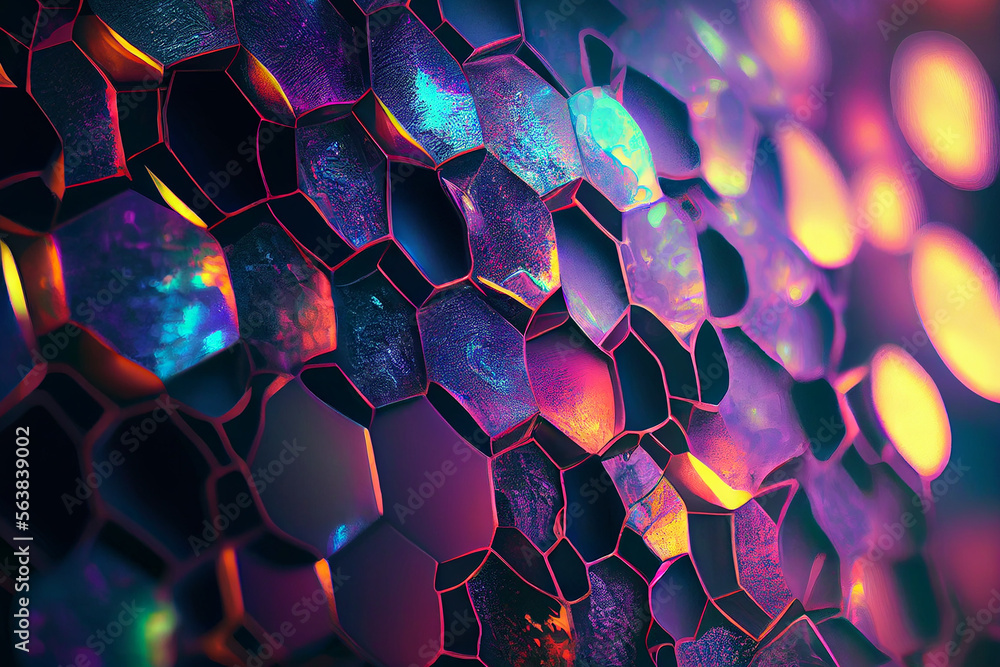 beautiful iridescent texture wallpaper. digital art design. Stock ...