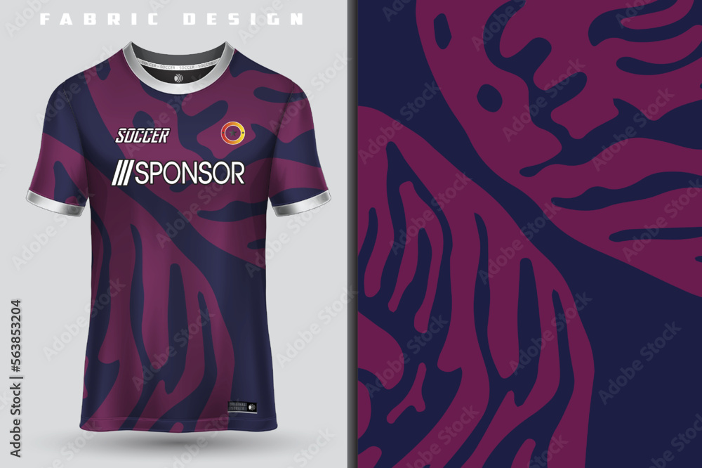Sports jersey design for sublimation Stock Vector | Adobe Stock