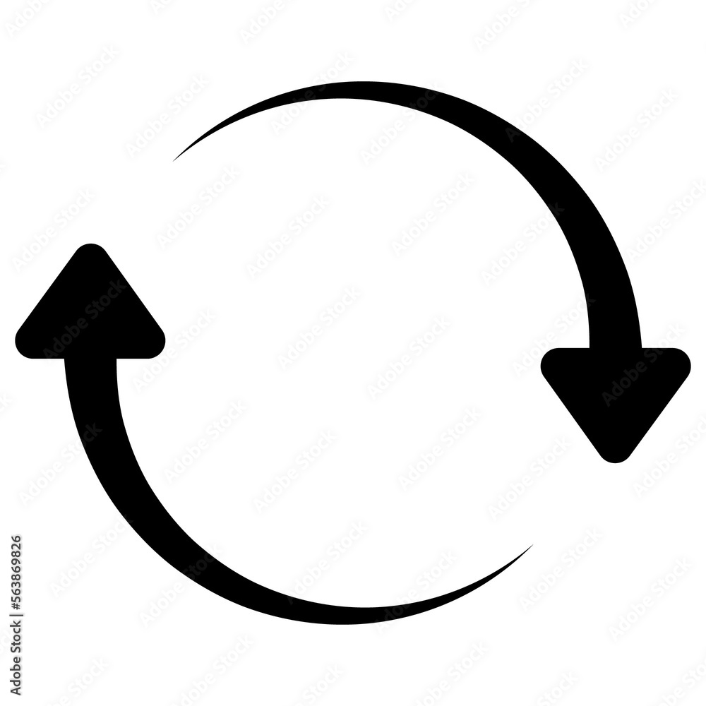 reload icon. refresh icon. circular arrow icon PNG image Stock ...