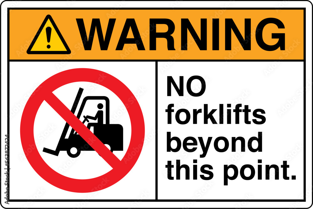 Safety Sign Marking Label Symbol Pictogram Standards Warning NO ...