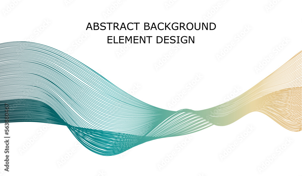 Modern design element featuring an abstract wave pattern Stock Vector ...