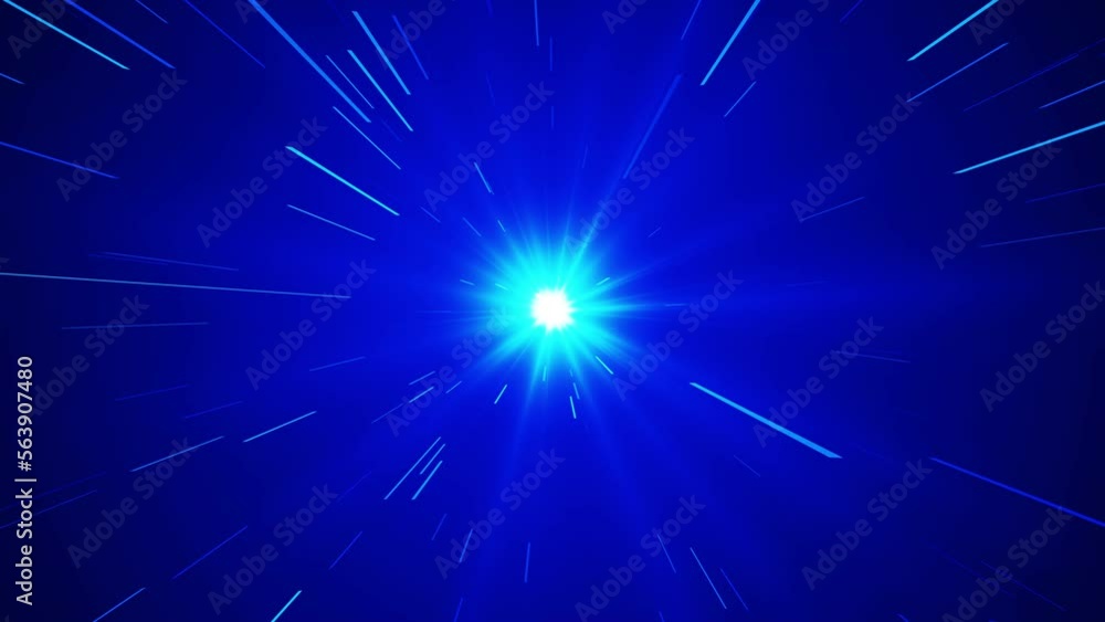 Blue particle abstract spark illustration blast burst, dust display ...