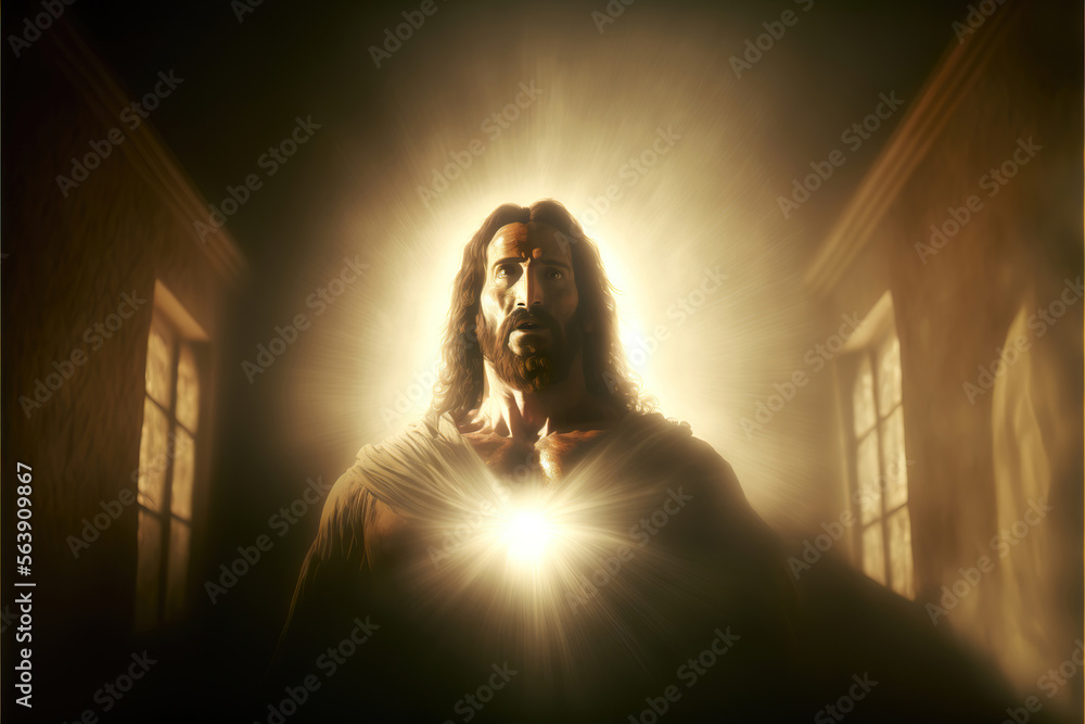 resurrection of Jesus Christ, generative ai Stock Illustration | Adobe ...