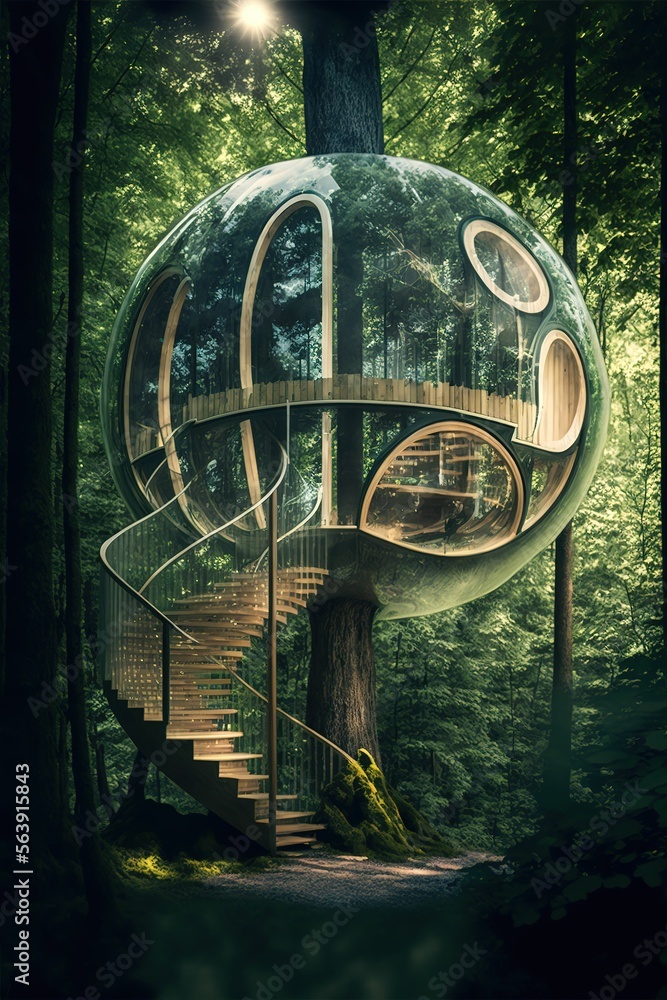 Bubble Inside A Tree