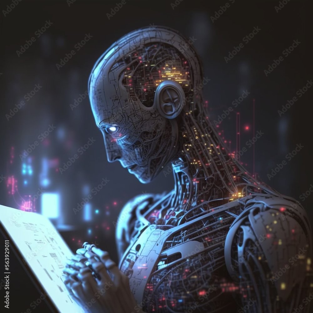 Sentient Artificial Intelligence Calculating The Meaning Of Life ...