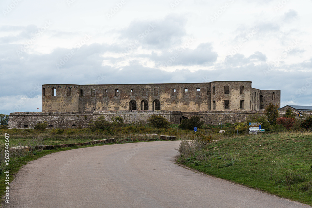 Fotografia do Stock: Borgholm Castle. Medieval castle on the island of ...