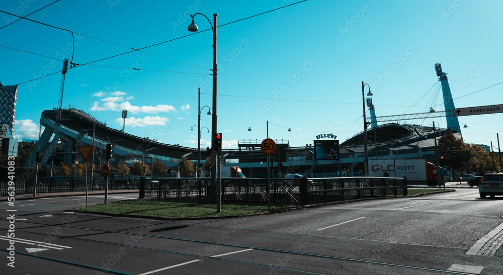 Göteborg, Sweden - 10 10 2022: Ullevi, Ullevi Stadion, multipurpose ...