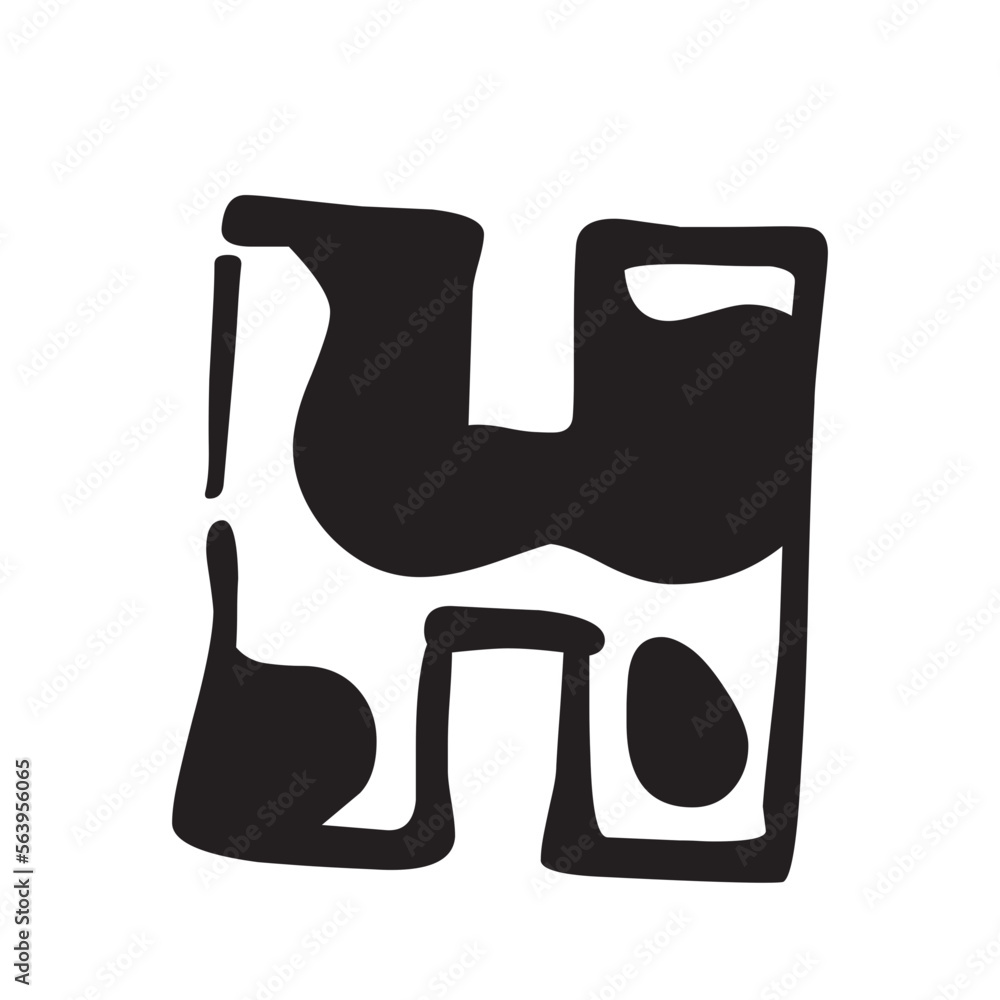 Cow Print Font Svg Cow Pattern Half Print Font Letters Alphabet Svg Png Cow Print Alphabet
