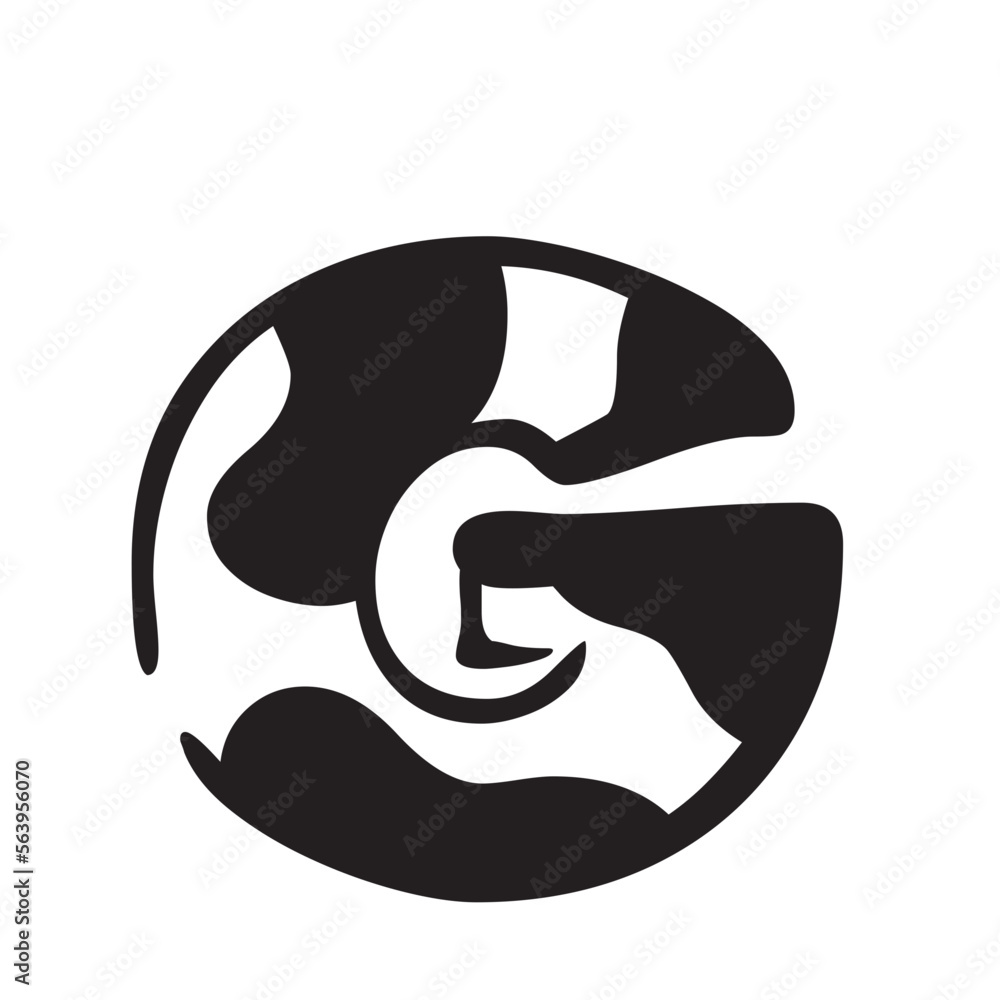 cow print font svg, cow pattern half print font letters alphabet svg ...