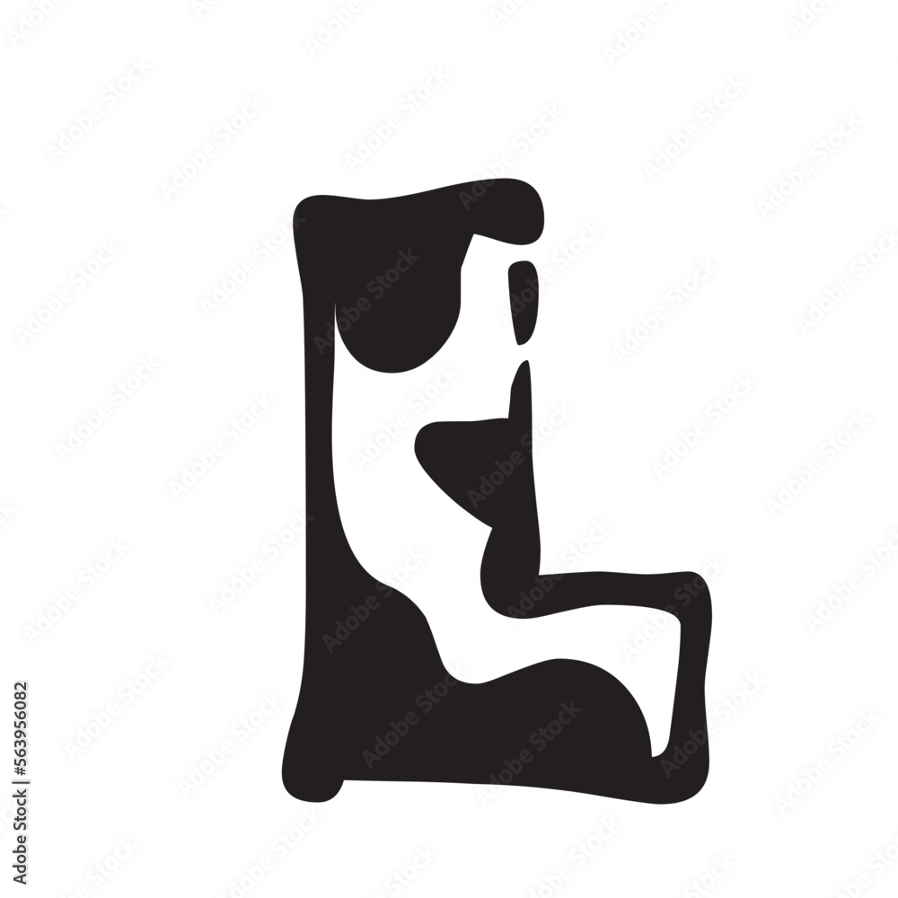 cow print font svg, cow pattern half print font letters alphabet svg ...