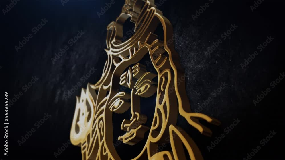 "Divine Animation: 3D Symbol of Lord Shiva in Motion" "Shiva in Motion ...