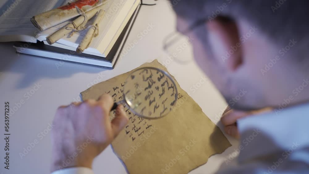 Historian who studies the historical letter written in the medieval ...