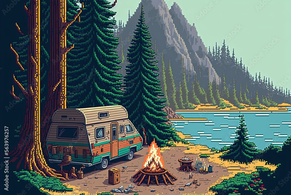 Camping Art