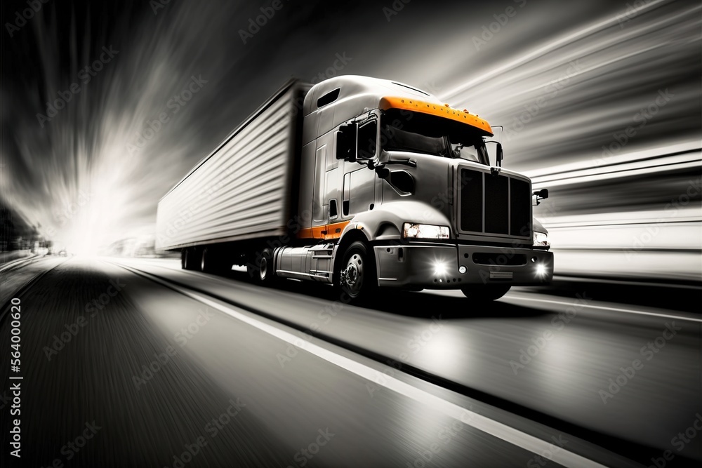 Mighty Logistics: Bold and Powerful Big Truck Background Image Perfect ...