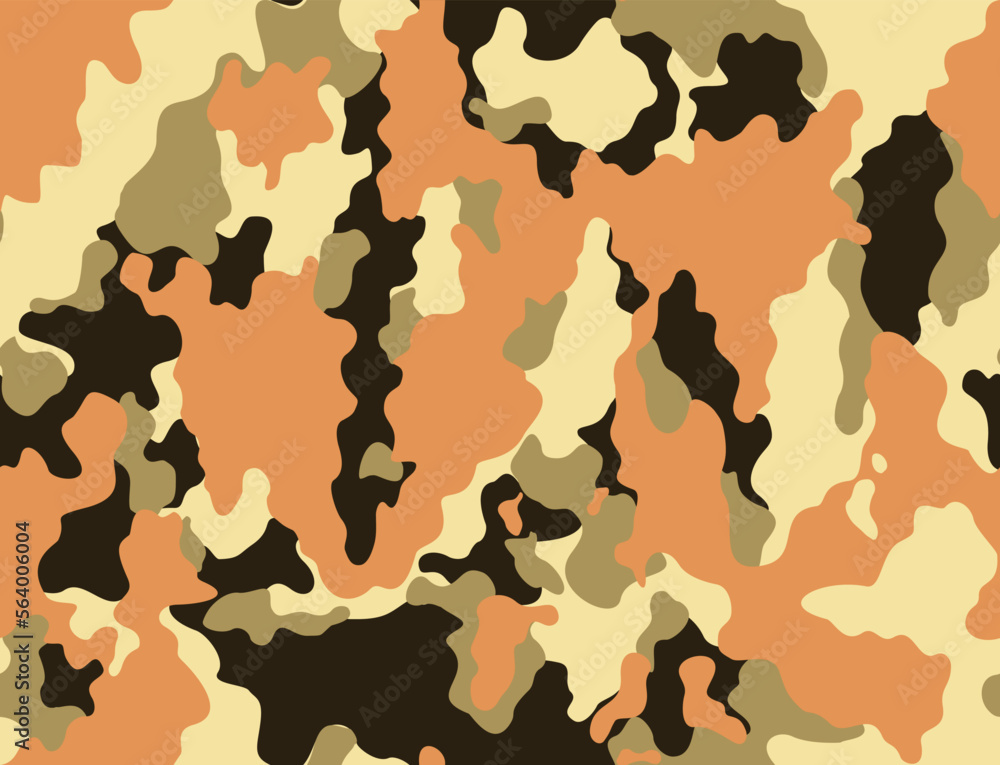 military camouflage sand background, army uniform texture, seamless ...