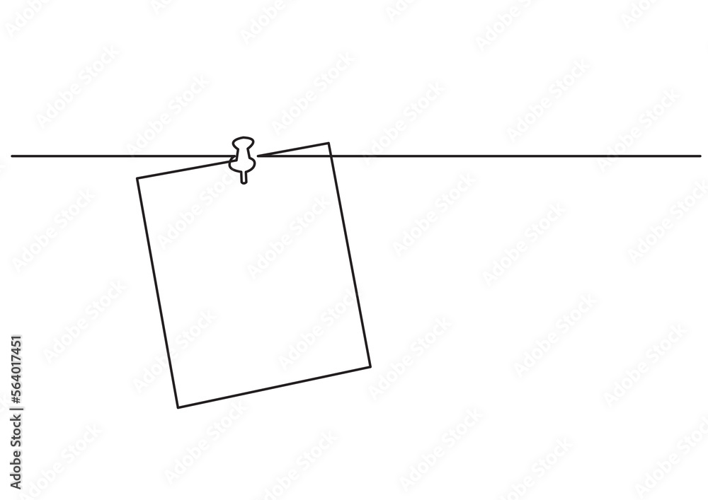 continuous line drawing vector illustration with FULLY EDITABLE STROKE ...