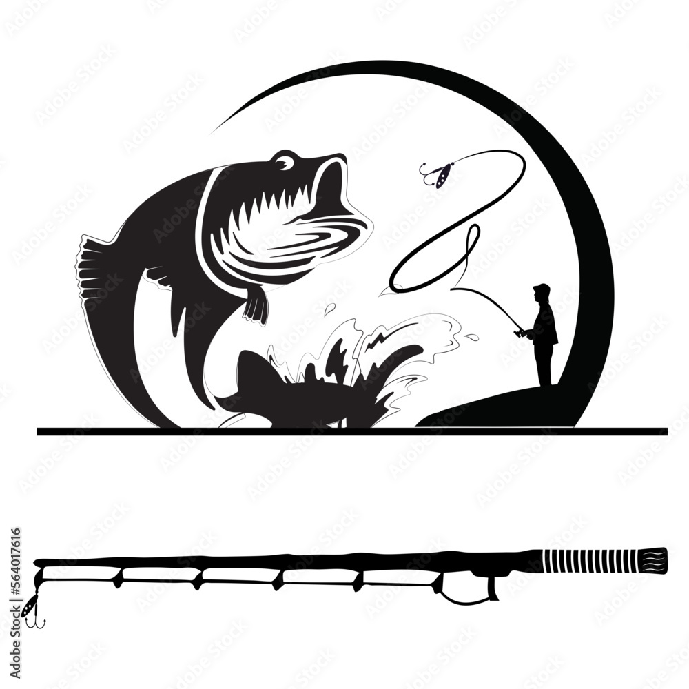 Fisherman catching fish SVG, fishing svg, fish hook svg png, fishing ...