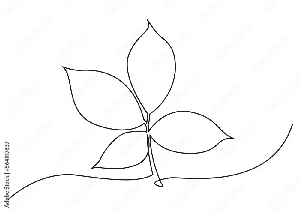 continuous line drawing vector illustration with FULLY EDITABLE STROKE ...