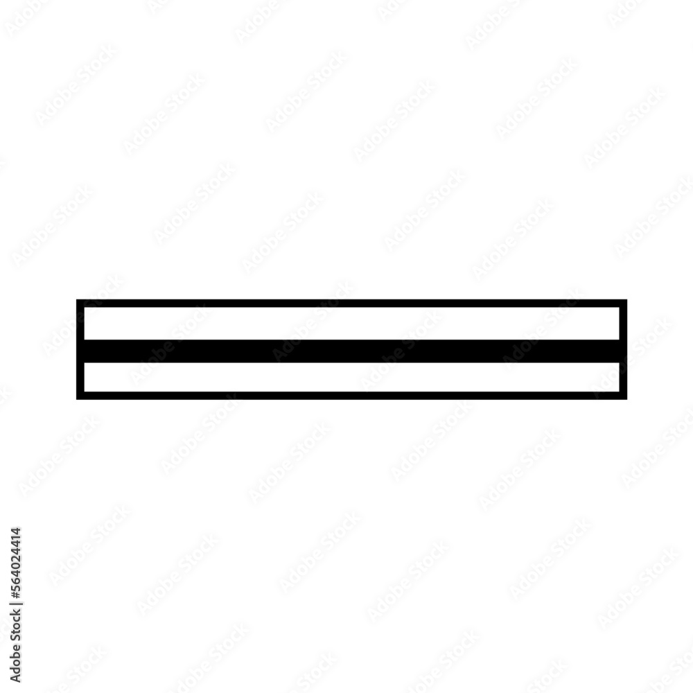 Black layered lines in rectangle Stock Vector | Adobe Stock
