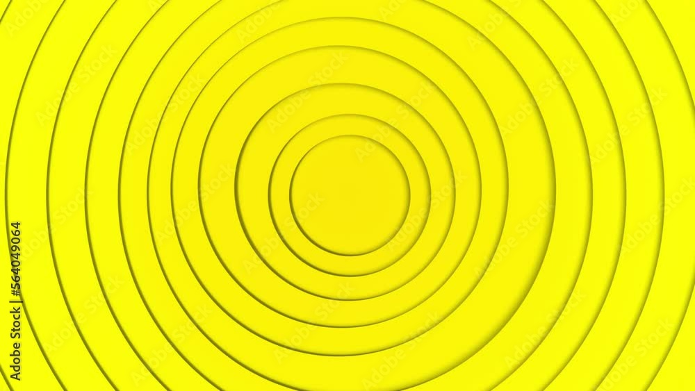 Dynamic yellow circle background circular frames with gentle pulsing ...